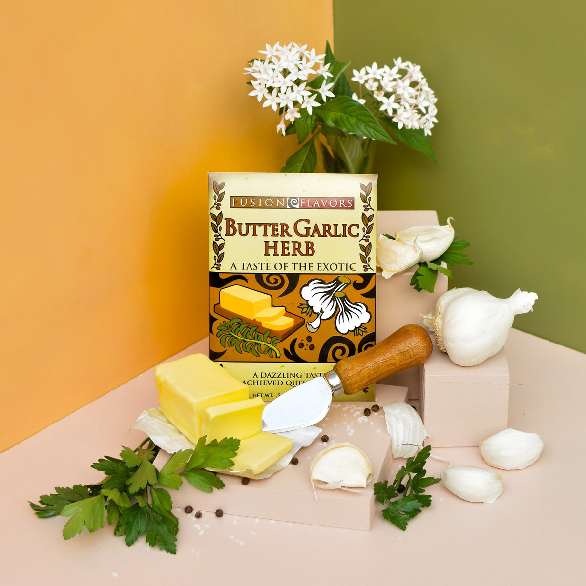 Butter Garlic Herb Bread Dip & Seasoning Packet | Kitchen Fusions