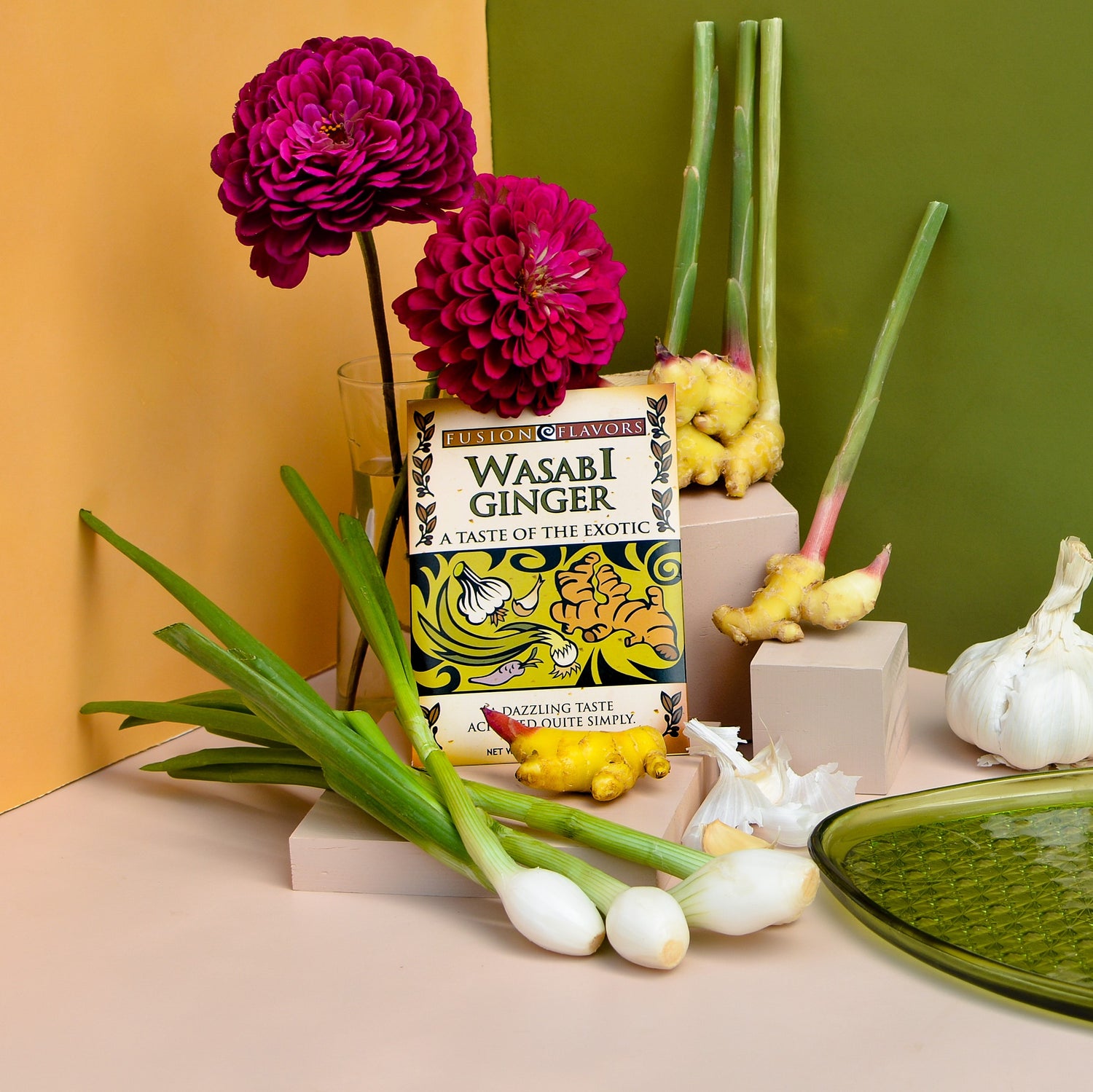 Wasabi Ginger Chip Dip & Seasoning Packet | Kitchen Fusions