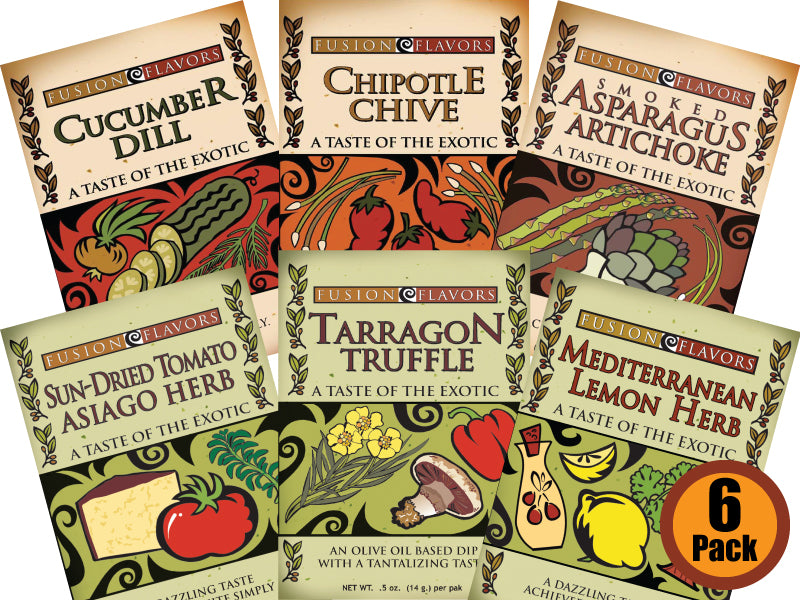 Fusion Flavors variety packs (6 count) | Kitchen Fusions