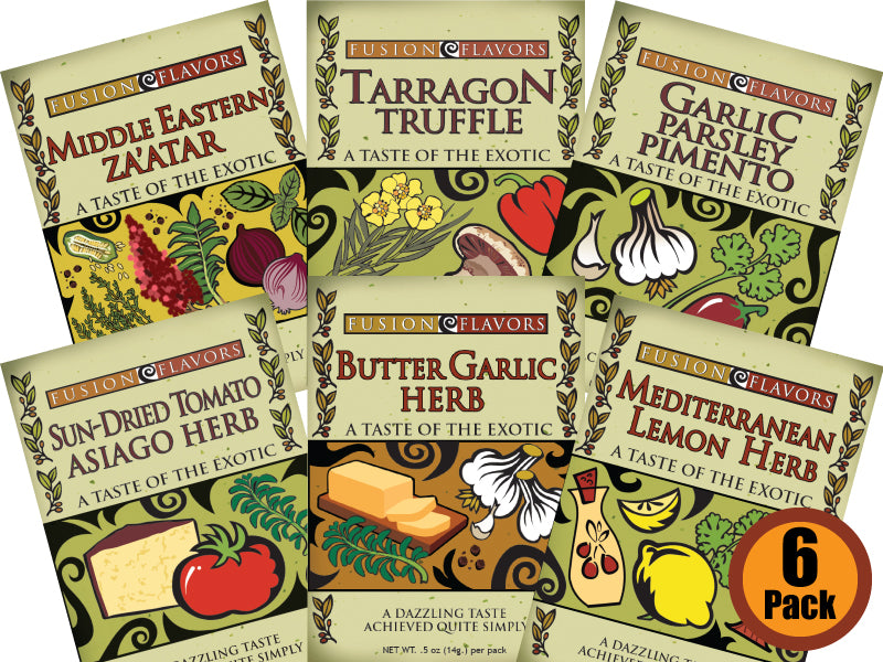 Fusion Flavors variety packs (6 count) | Kitchen Fusions
